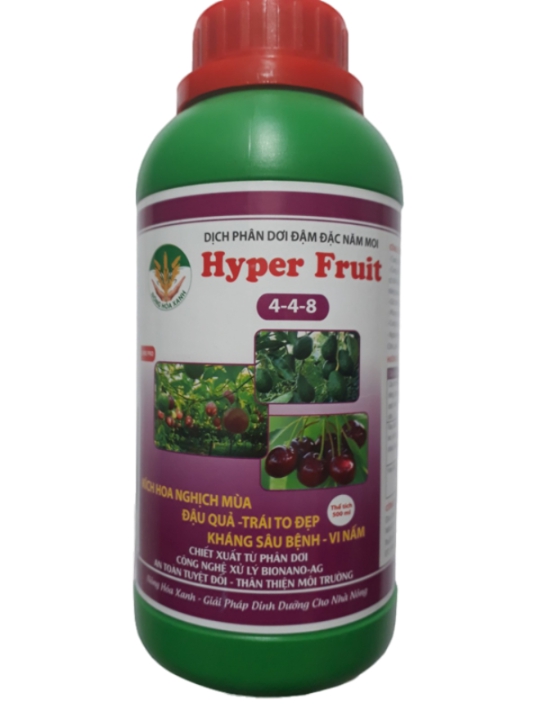 Dung dịch phân dơi Hyper Fruit 4-4-8 - 500ml