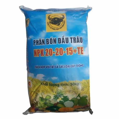 Phân NPK Đầu Trâu 20-20-15 - Bao 50kg
