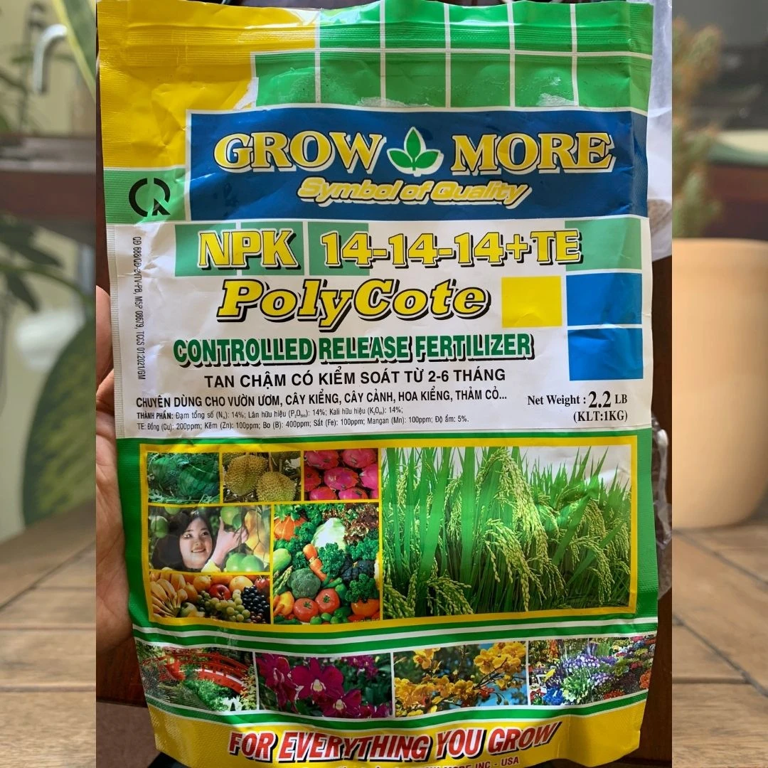 Phân tan chậm Polycote 14-14-14 + TE