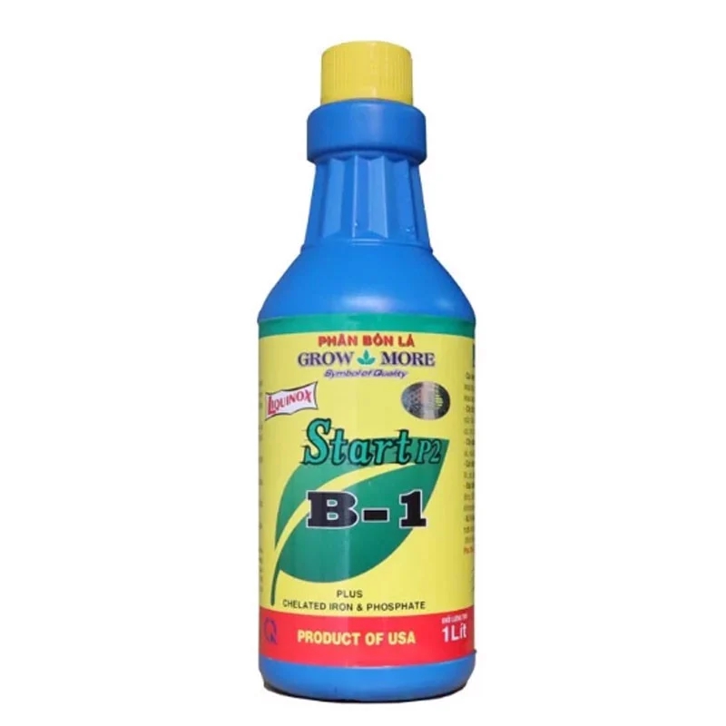 Phân bón lá đậm đặc cao cấp Vitamin B1 Growmore - Chai 1 lít