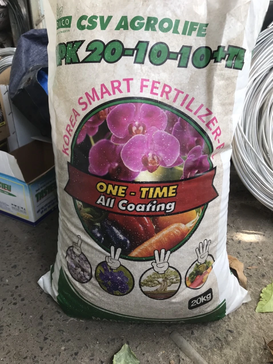 Phân tan chậm thông minh Hàn Quốc 20-10-10 + TE - 20kg