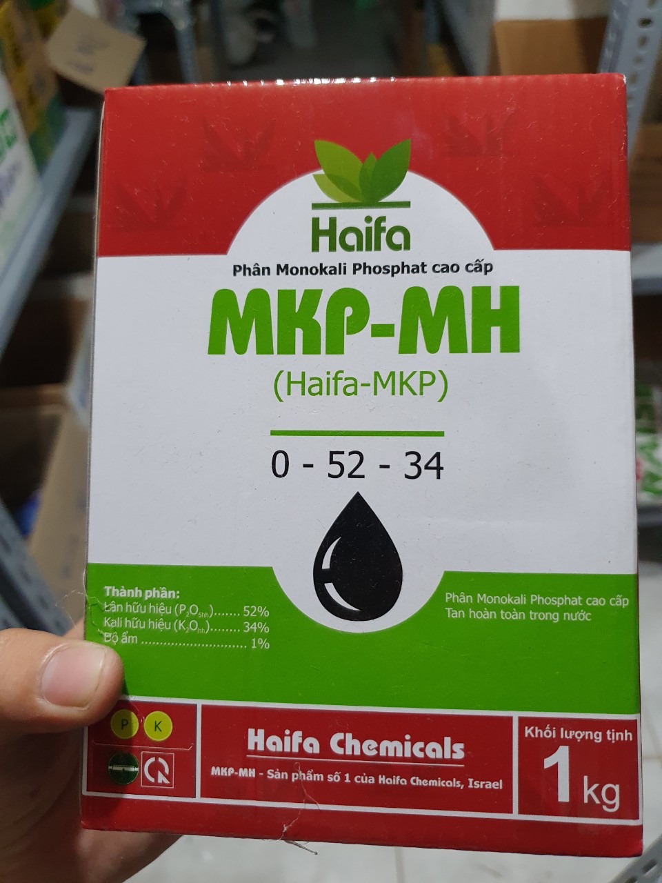 Phân bón Haifa MKP 0-52-34 - 1kg