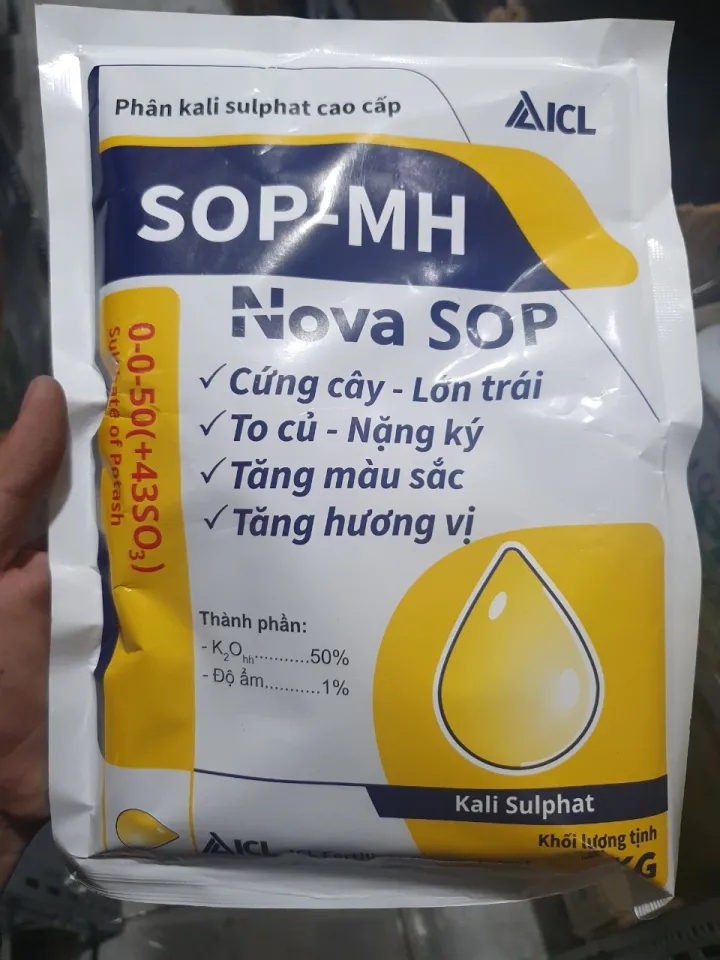 Phân bón Nova SOP 0-0-50 + 43 SO3 - 1kg